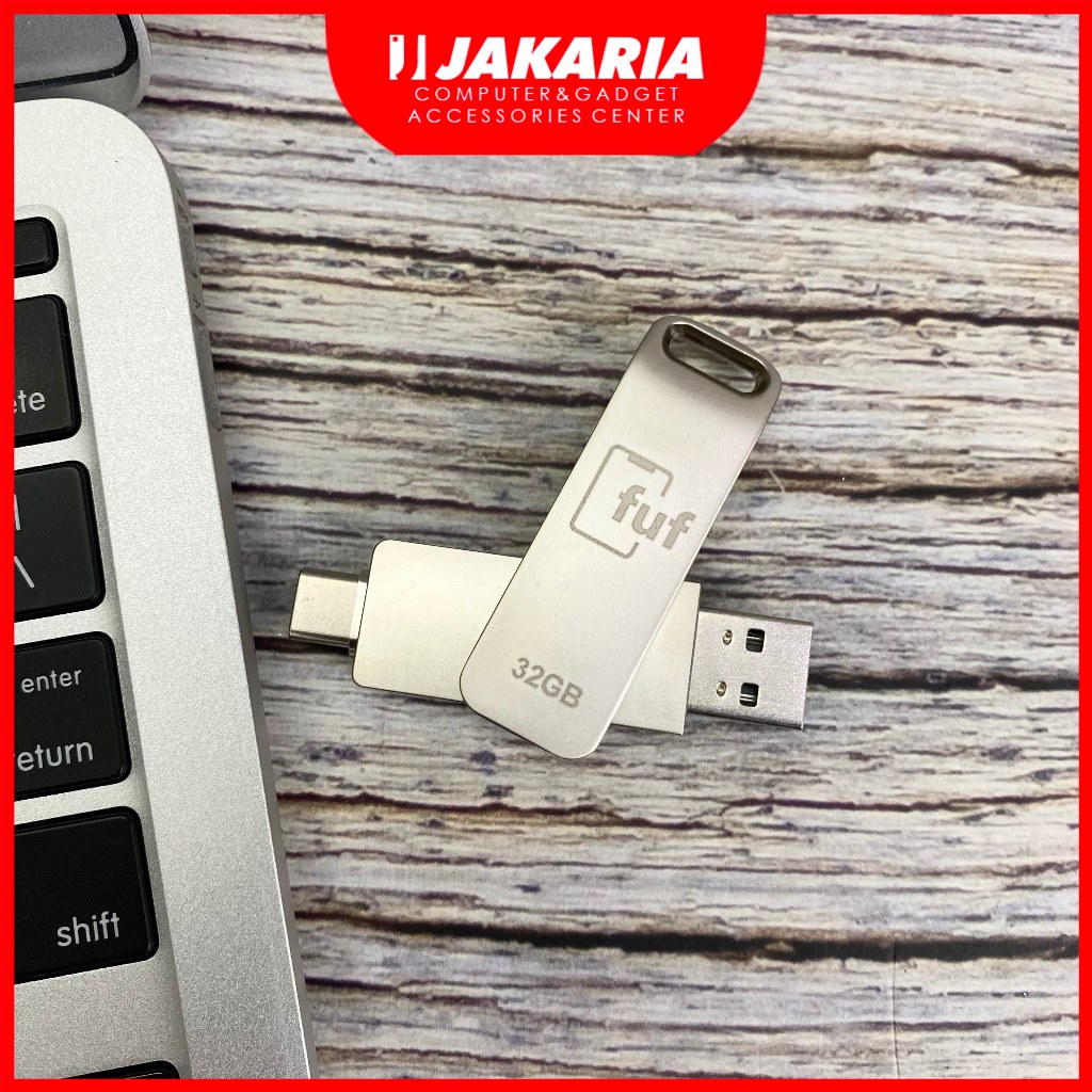 Jual Fuf Flash Disk OTG Type C 32GB Original Fuf Flash Disk Type C 32 ...
