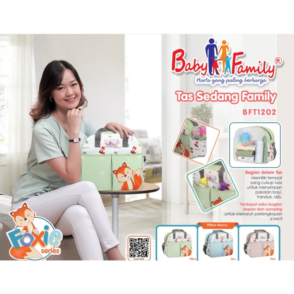 Jual Baby Family Tas Bayi Fox Seri 12 Besar - BFT1203 Sedang - BFT1202 ...
