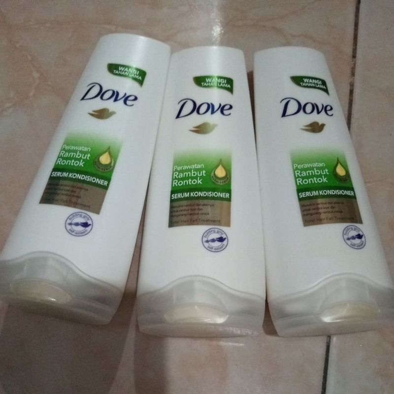 Jual Dove Kondisioner Hijau/ Perawatan Rambut Rontok 160 ml | Shopee ...