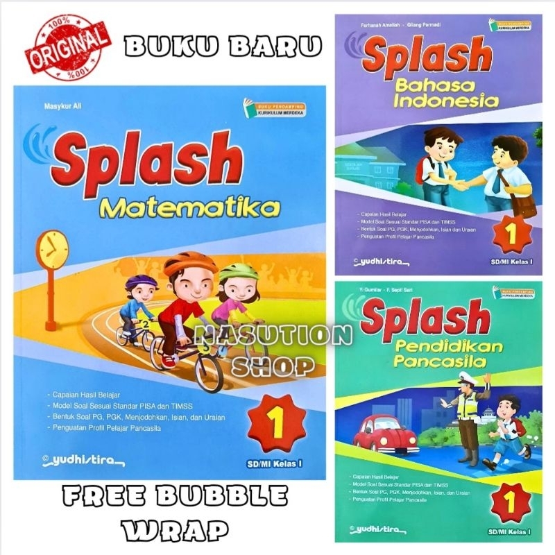 Jual Buku Splash Kelas 1 SD/MI Penerbit Yudhistira Kurikulum Merdeka ...