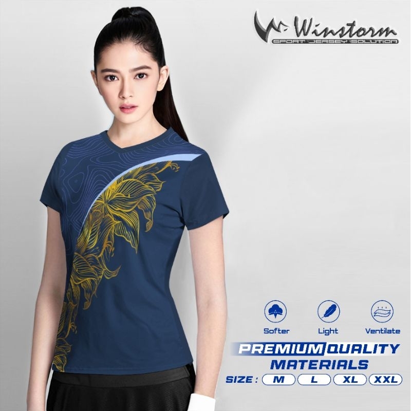 Jual Winstorm ASOKA Cewe Baju Olahraga Cewe Premium Dewasa Jersey ...