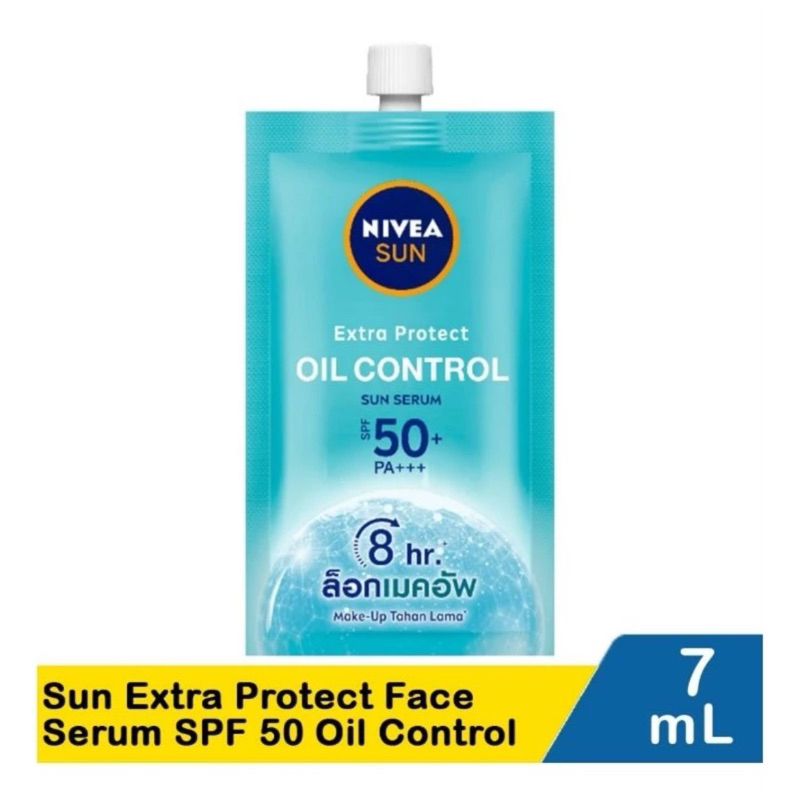 Jual Nivea Sun Face Serum SPF50 Oil Control Sachet 7ml | Shopee Indonesia