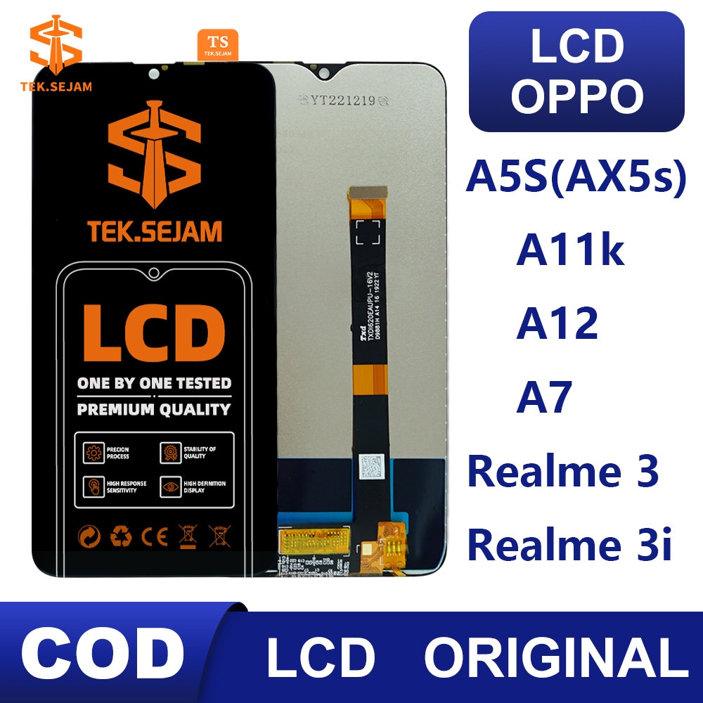 Jual LCD OPPO A5S/A12/A11k/A7 Realme 3 Realme 3i ORIGINAL 100% ...