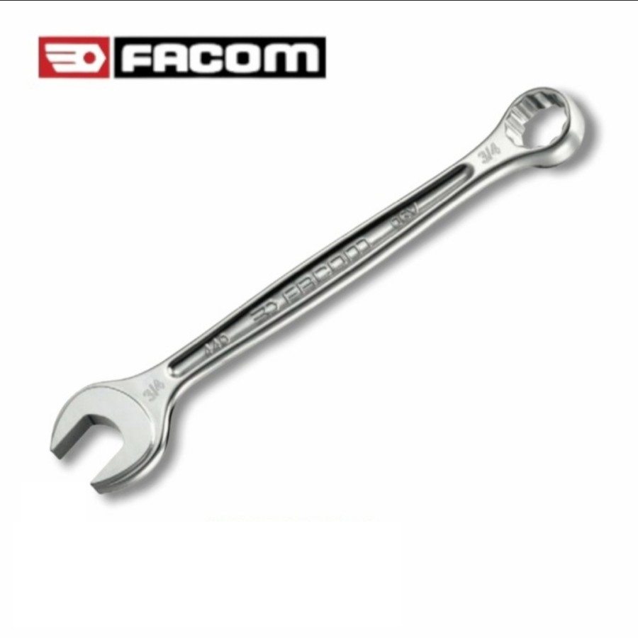 Jual ORIGINAL Kunci Ring Pas Combination Wrench Merk Facom 440.1/2 ...