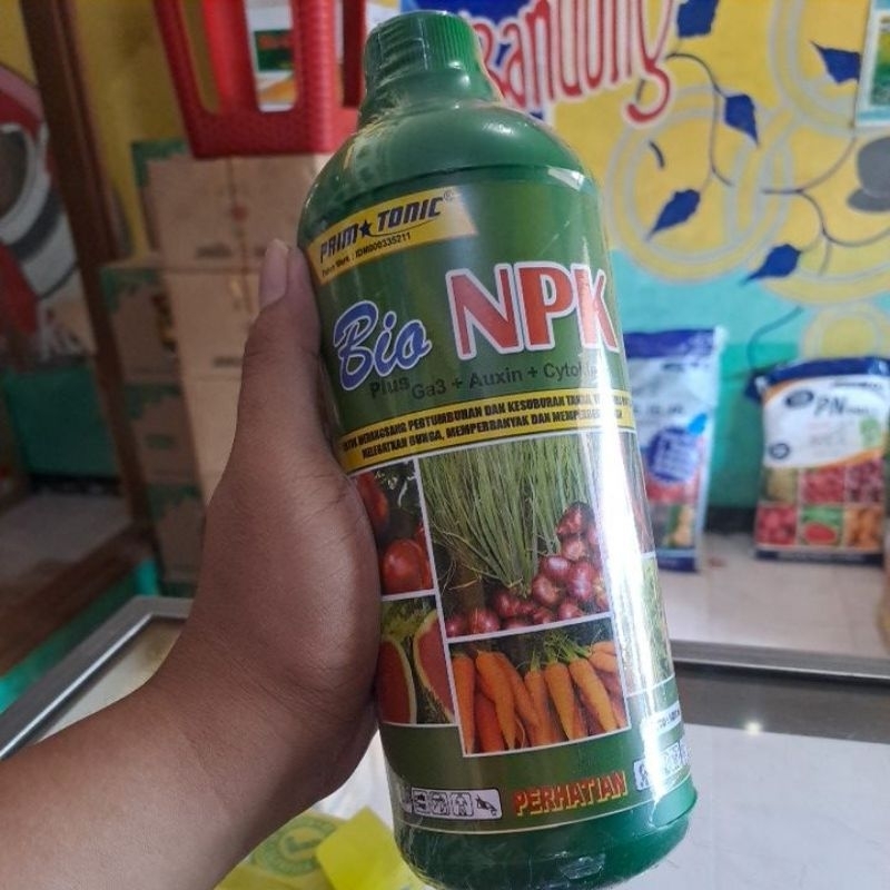 Jual Pupuk Pelengkap Cair Bio NPK Plus Ga3+Auxin+Cytokinis Kemasan 1Liter | Shopee Indonesia