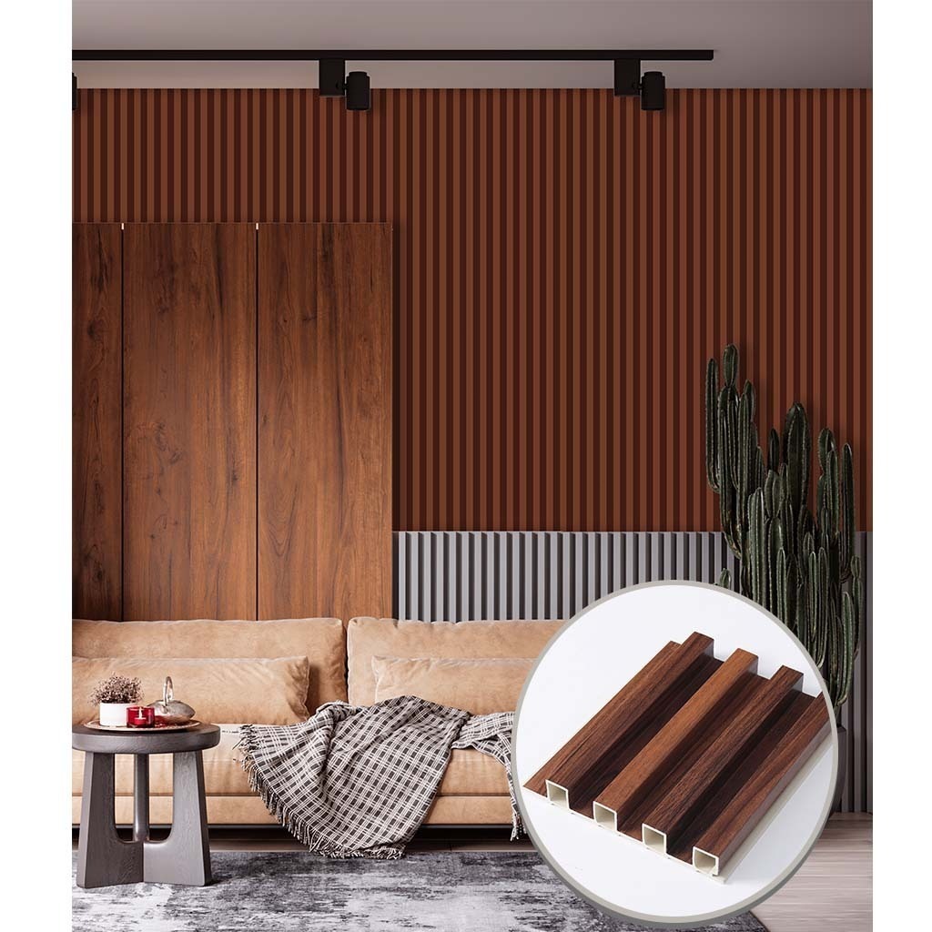 Jual WPC Aestetic Dinding Motif Kayu 3D WALL PANEL PVC Kayu Bukan Wallpaper Sticker Foam Conwood ...