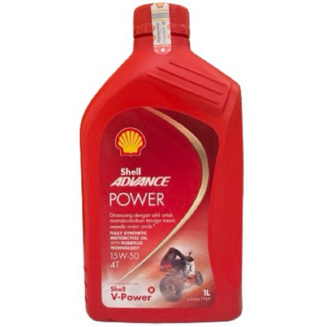 Jual Shell Advance Power 15W50 Fully Synthetic - 1L | Shopee Indonesia