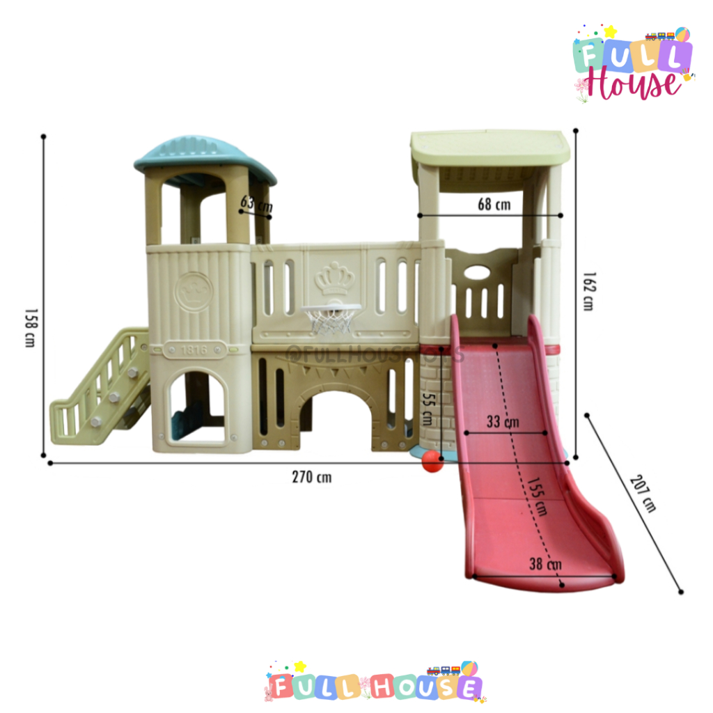 Jual Genius Playground Playhouse Rumah Perosotan | Shopee Indonesia