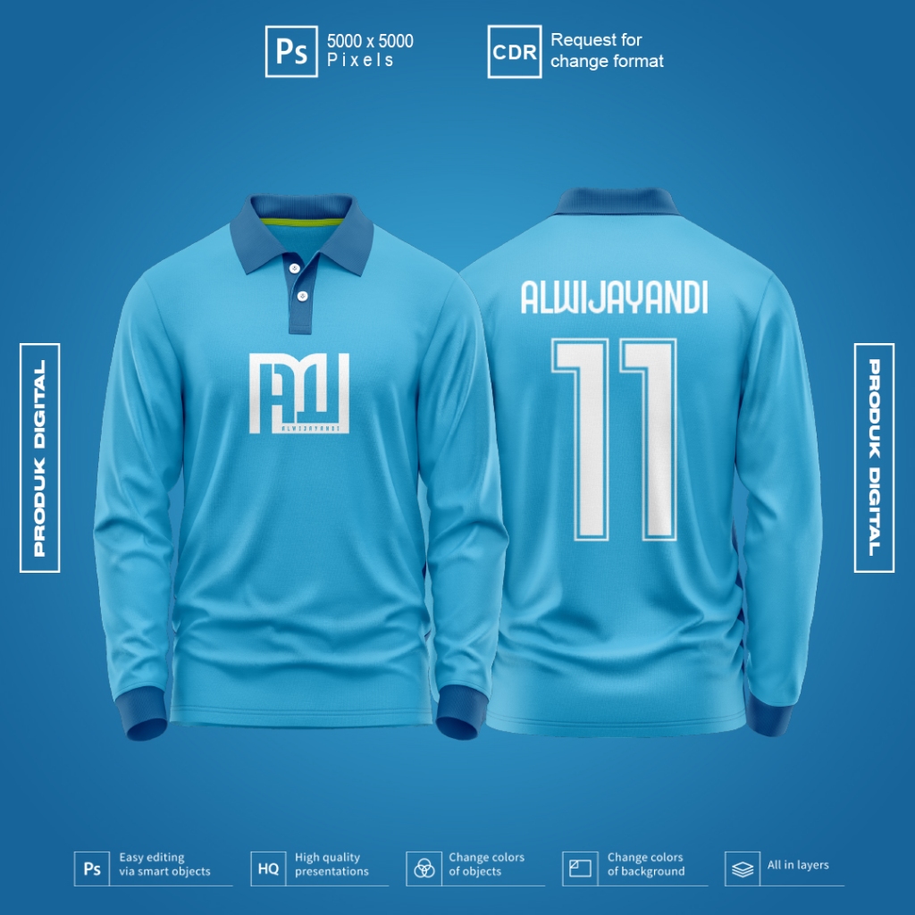 Jual MOCKUP POLO LENGAN PANJANG NEW!!! MODEL | Shopee Indonesia