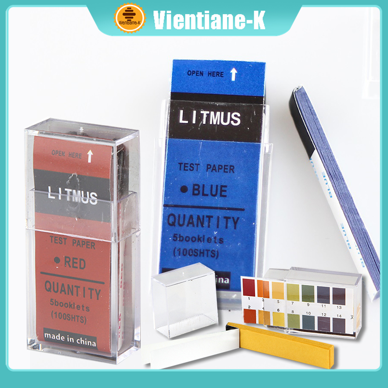 Jual Kertas Lakmus / Litmus Paper Merah / Biru Per Pack isi 100 lembar ...