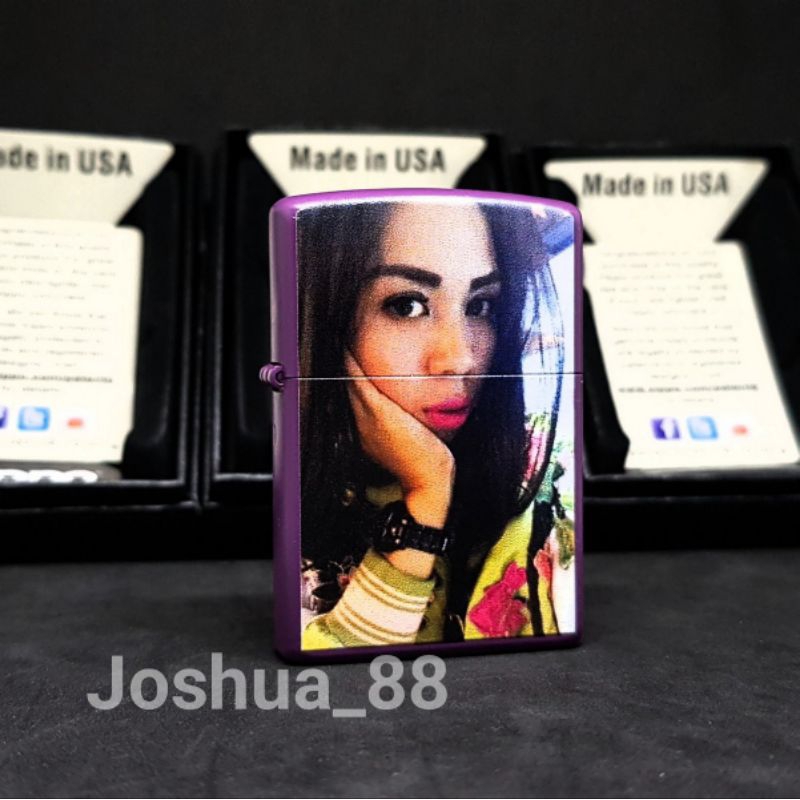 Jual Zippo Custom Uv Printing Foto Bisa Request Gambar/Foto Sendiri ...