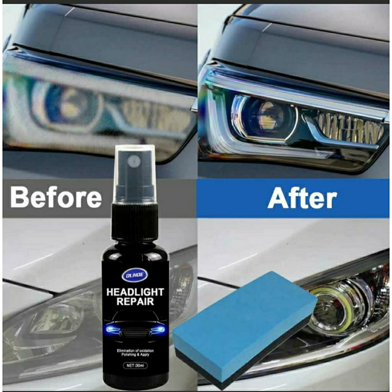 Jual Kit Pembersih Reparasi Kaca Lampu Motor Mobil Headlight Polis ...