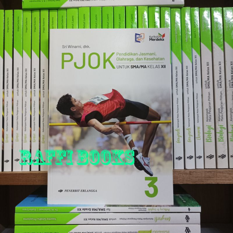 Jual Buku PJOK Kelas 3/XII 12 SMA Erlangga Kurikulum Merdeka | Shopee Indonesia