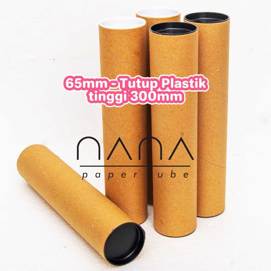 Jual [6.5 cm - Tutup PLASTIK] Nana Paper Tube Packaging / Tabung Kardus ...