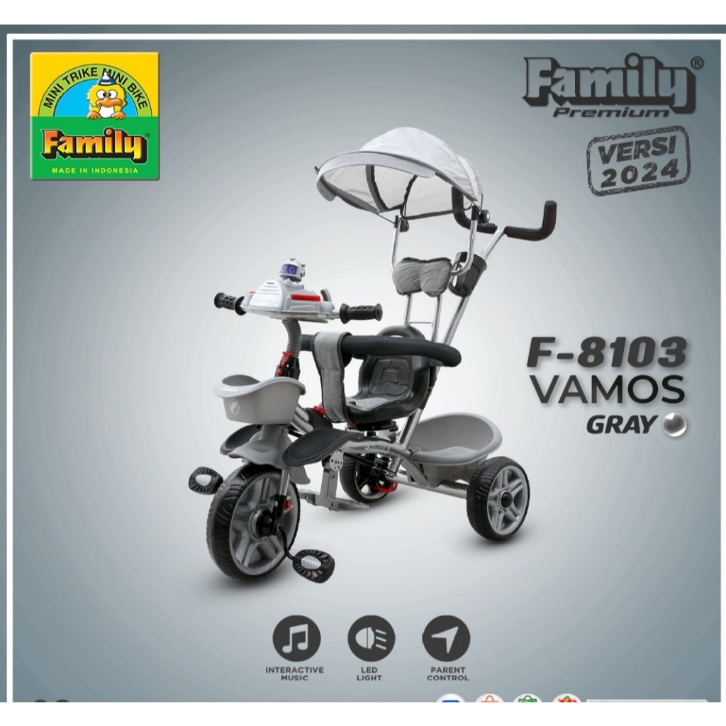 Jual Sepeda Anak Roda Tiga Family 8103 Vamos | Shopee Indonesia