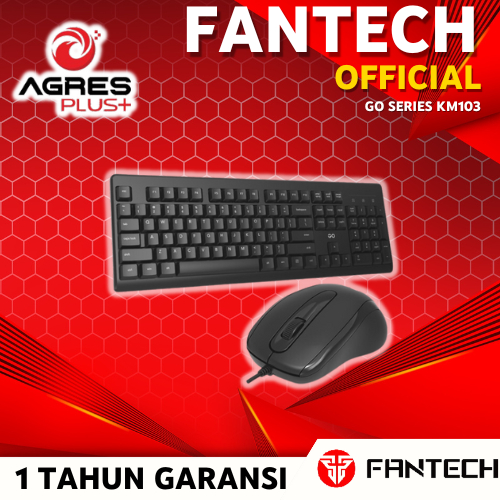 Jual Keyboard Mouse Combo USB FANTECH Go KM103 Keyboard Ultra Smooth Mouse | Shopee Indonesia
