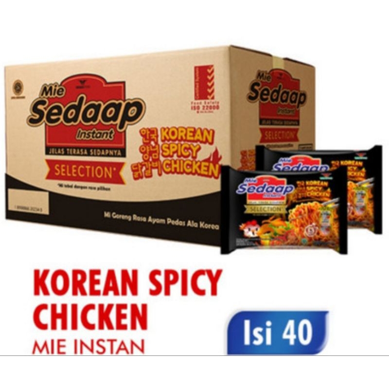 Jual Mie sedaap Korean Spicy Chicken 1 dus (Exp 02/2025) | Shopee Indonesia