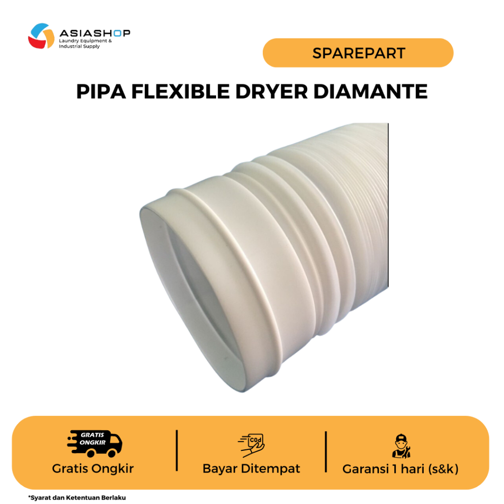Jual Back Vent Pipe / Pipe Flexible Pembuangan Dryer Diamante Cygnus ...