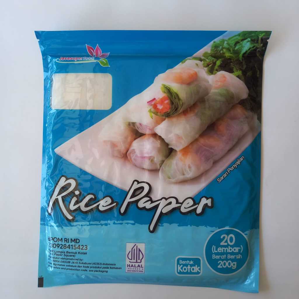 Jual Rice Paper Kotak 200g 20lembar / Kulit Lumpia Vietnam | Shopee ...