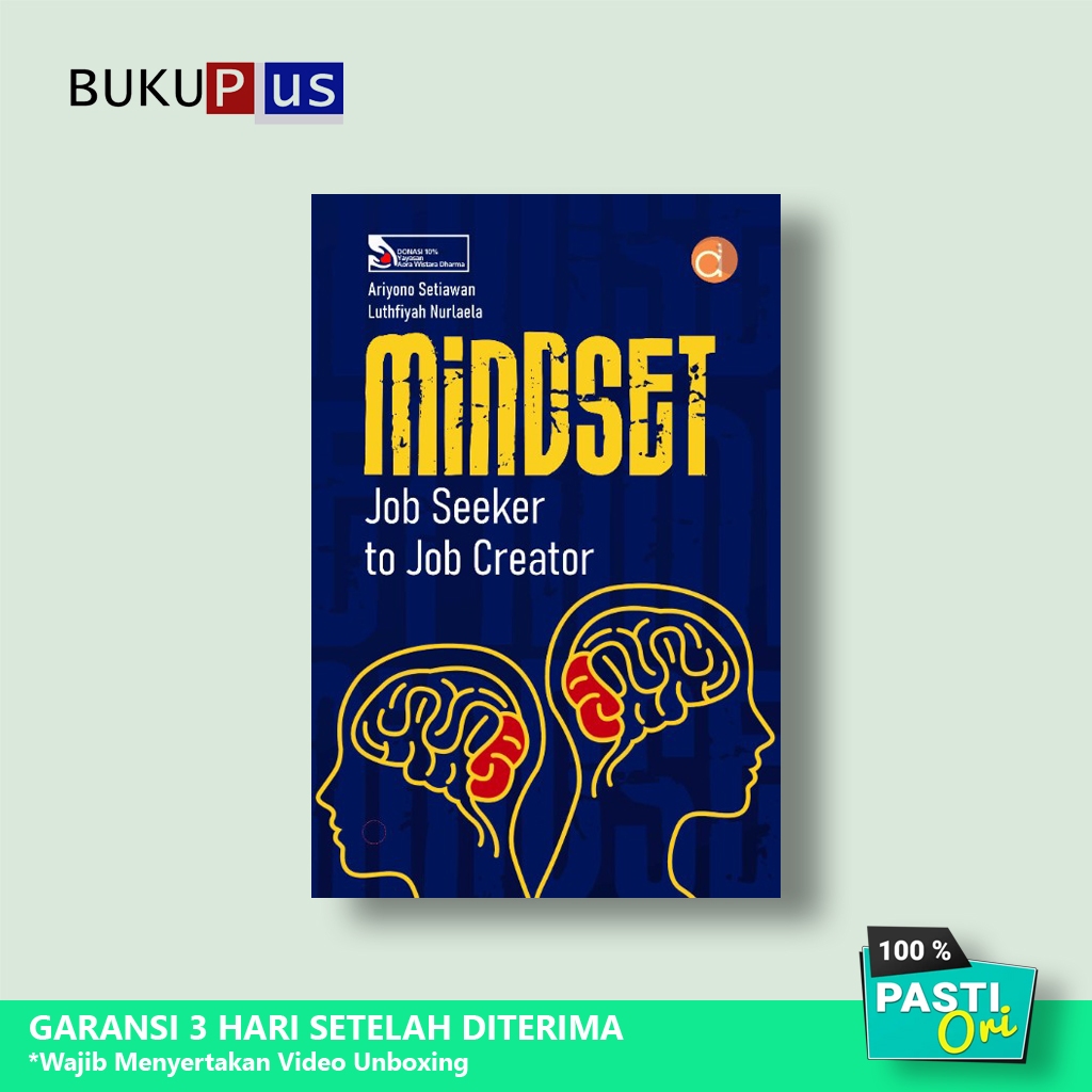 Jual Buku Mindset Job Seeker to Job Creator - Original | Shopee Indonesia