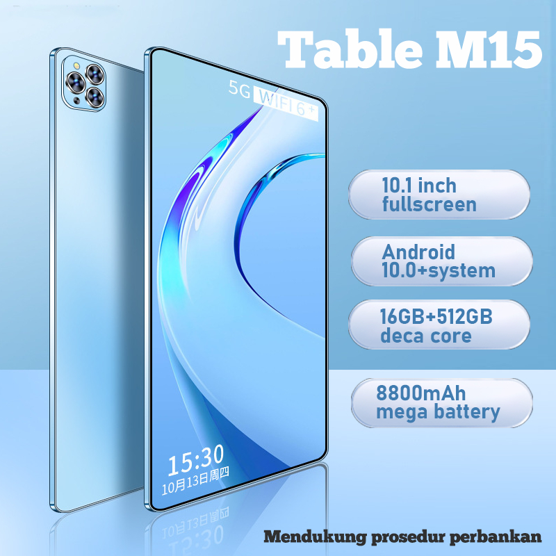 Jual [1 tahun jaminan+COD] Tablet baru brand 16GB+512GB Android 12 game ...