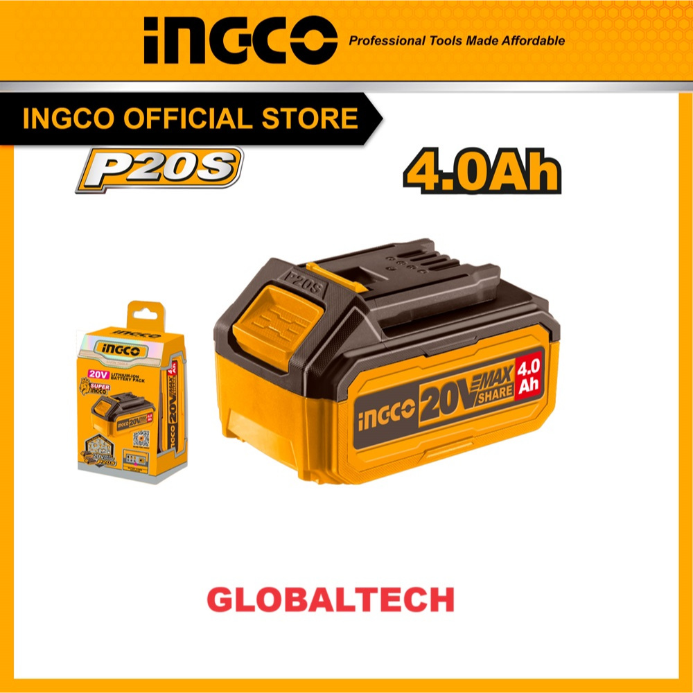 Jual INGCO ORIGINAL BATTERY BATERAI POWER TOOLS INGCO P20S 20V Li-Ion ...
