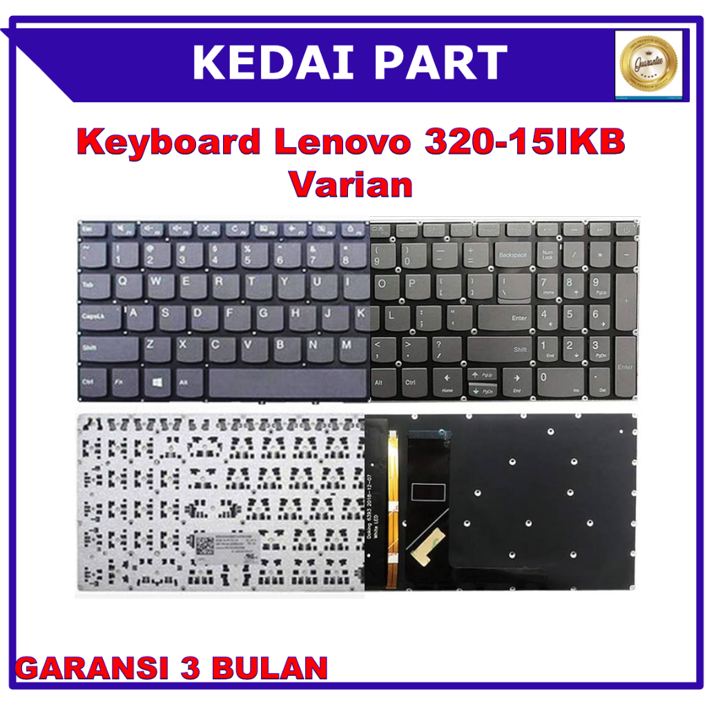 Jual Keyboard Lenovo Ideapad 320-15ikb 130-15ast 130-15ikb 330-15arr ...