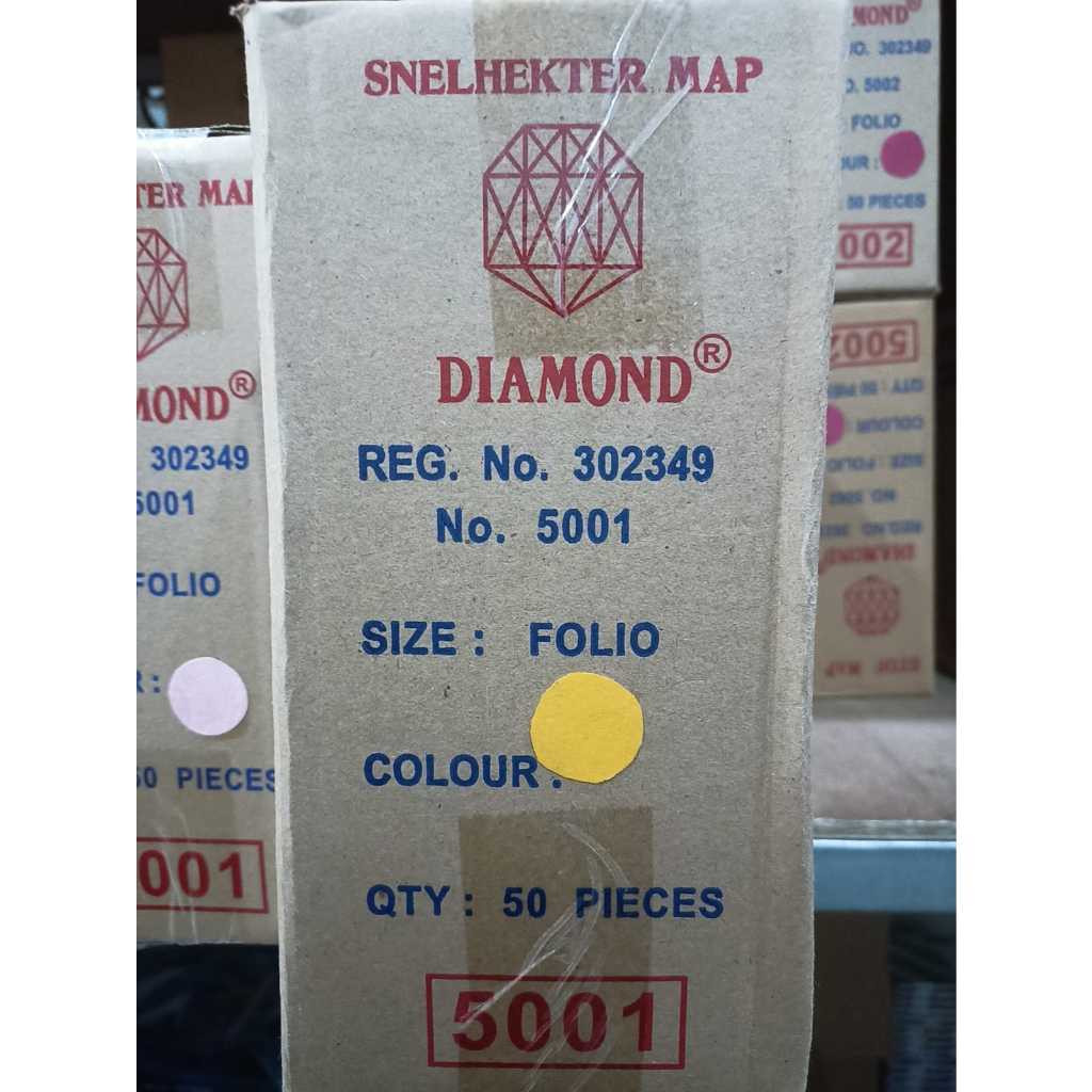 Jual Stop Map / Map kertas Diamond 5001 (1PAK ISI 50) ++++ | Shopee ...