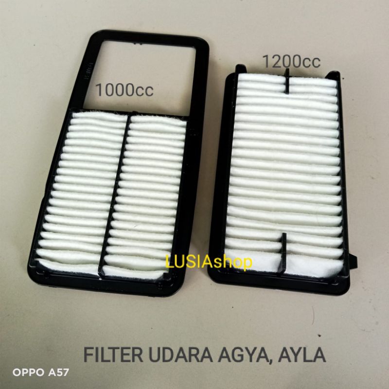 Jual Filter Udara, Saringan udara Agya, AYLA 1000cc/ 1200 cc | Shopee ...