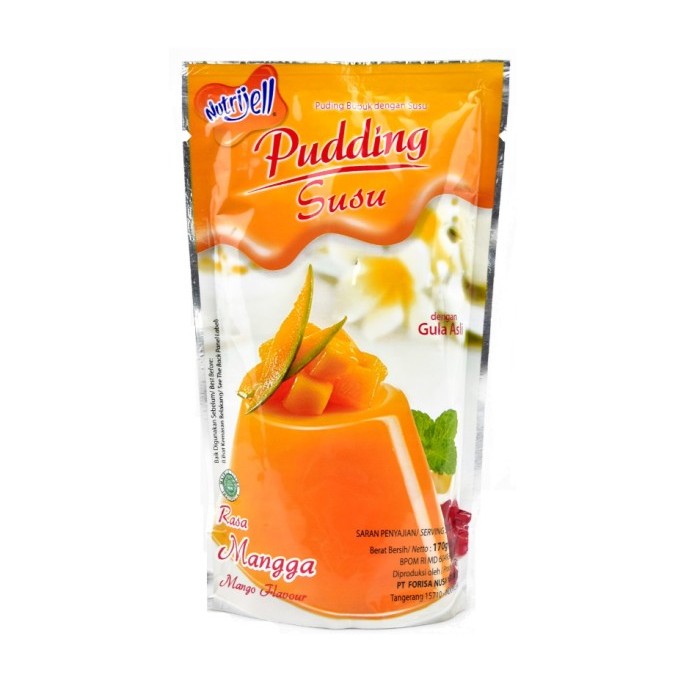 Jual Nutrijell Pudding Susu Rasa Mangga 170gr | Shopee Indonesia