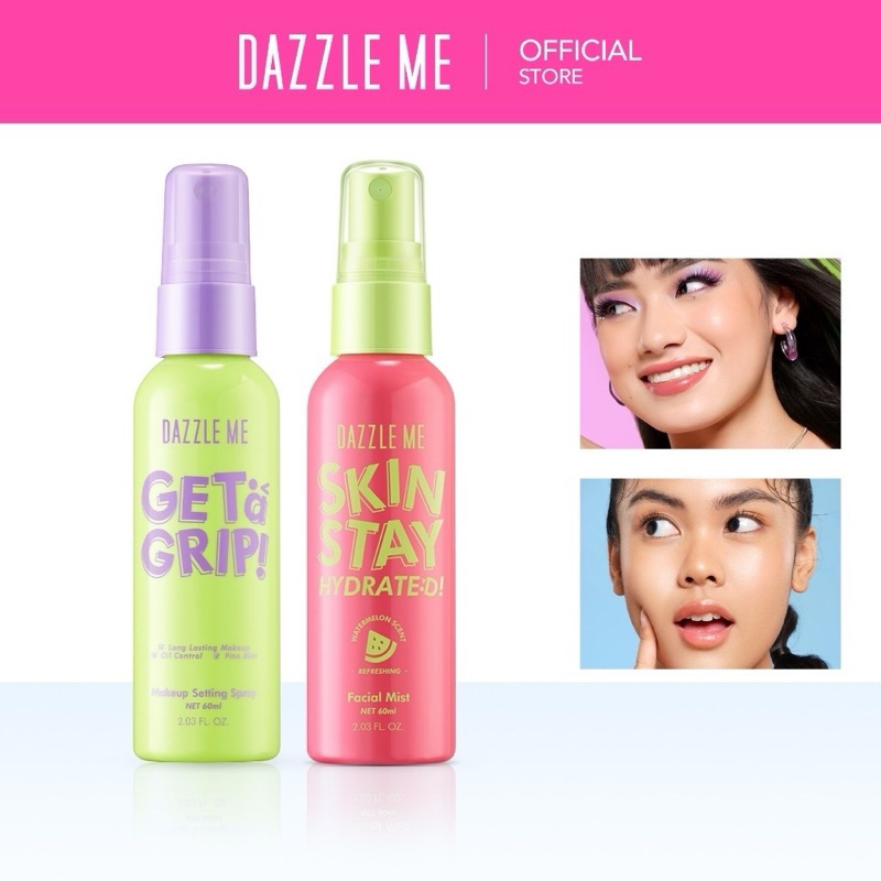 Jual DAZZLE ME SETTING SPRAY GET A GRIP 60ML - SKIN STAY HYDRATED ...