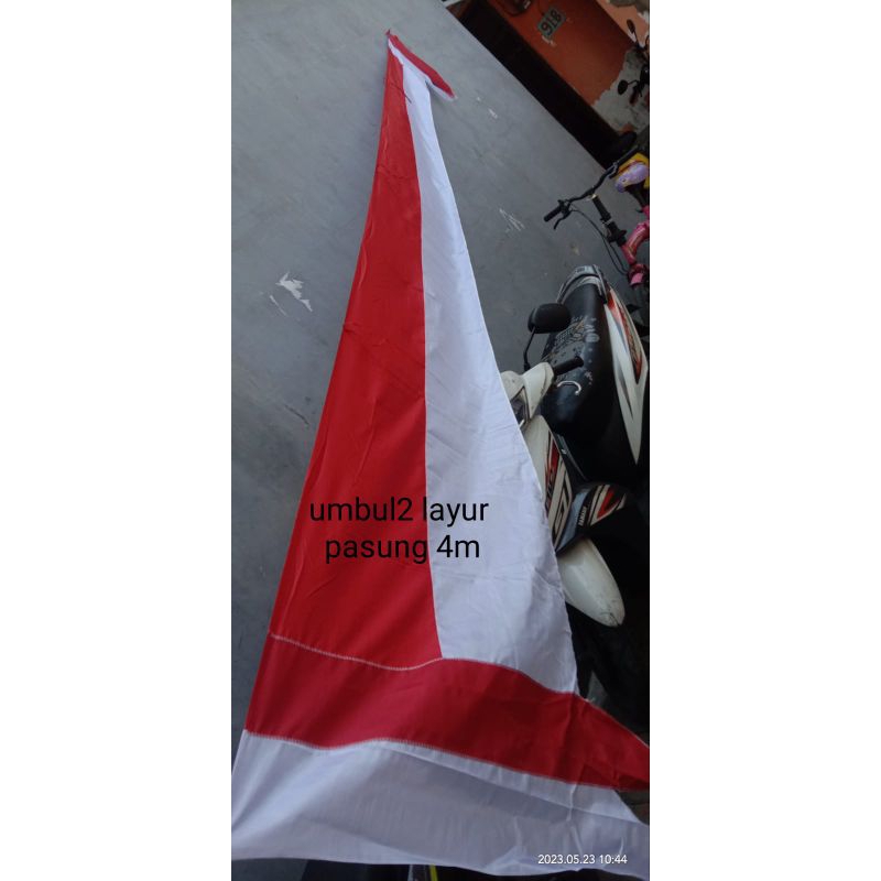 Jual Grosir Bendera Layar Merah Putih 4 meter dan 3 meter | Shopee ...