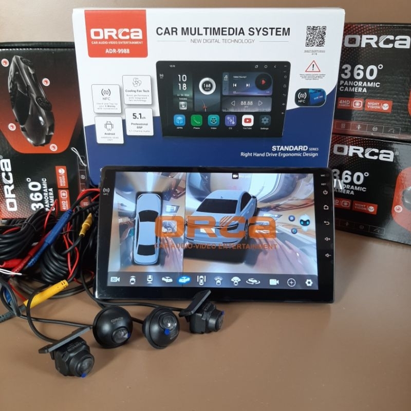 Jual Head Unit Android 9" ORCA RAM 4GB / 128GB ROM Head Unit Android ...