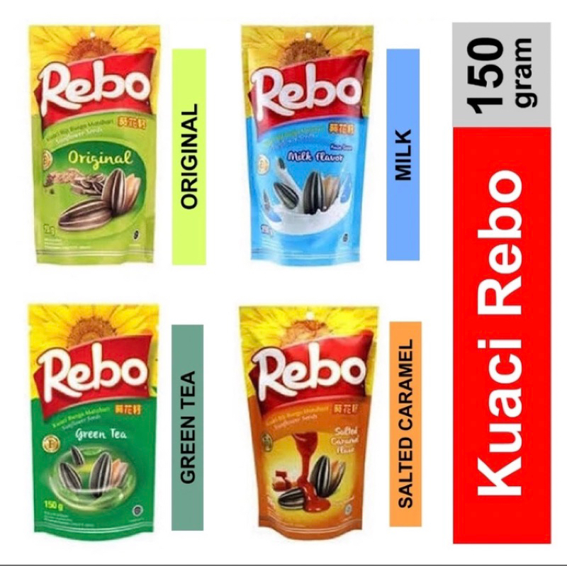 Jual Kuaci Rebo Ukuran Besar 140 gr PROMO HALAL BPOM kwaci biji bunga ...