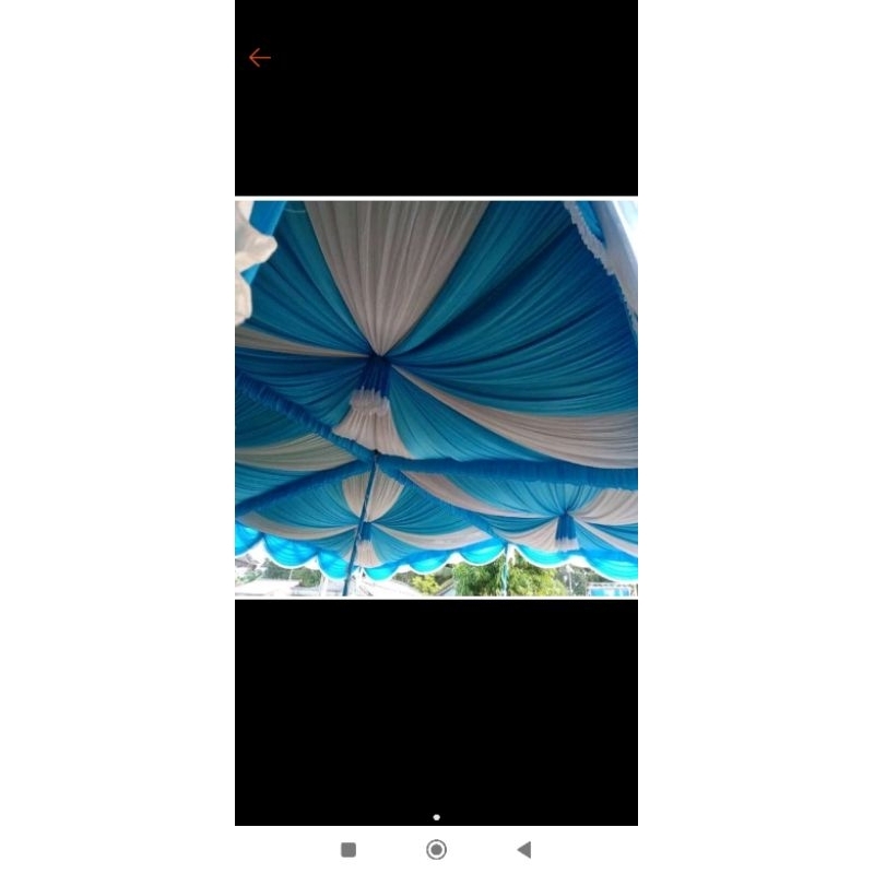 Jual plapon tenda model balon ukuran 4,80 mtr x 6 mtr (4 lembar ...
