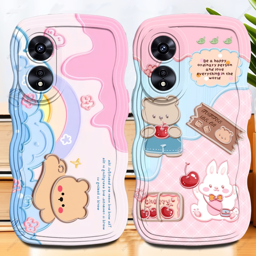 Jual CASE HP OPPO A60 2024 SOFTCASE GELOMBANG WAVY WAVE TERBARU CASING ...