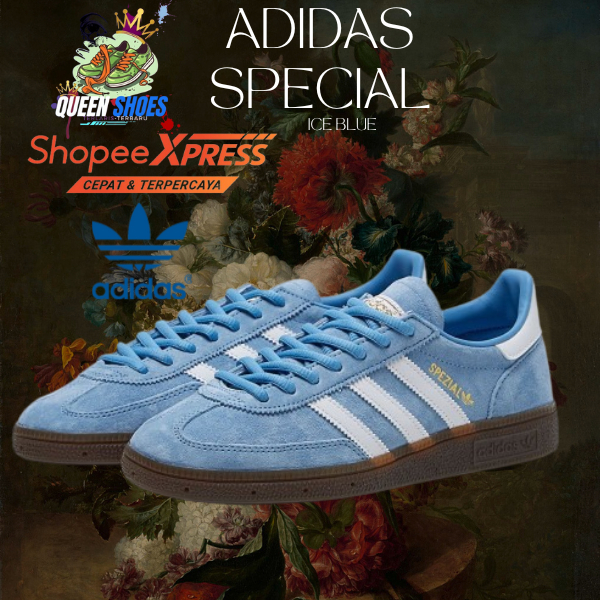 Jual Adidas Handball Spezial Ice Blue | Shopee Indonesia