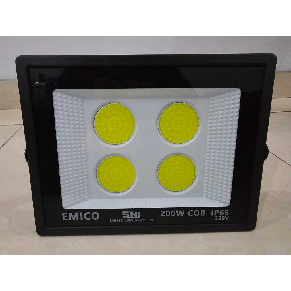 Jual Lampu Sorot 200W PUTIH COB Emico/Lampu Tembak LED COB 200 Watt IP65 EMICO | Shopee Indonesia