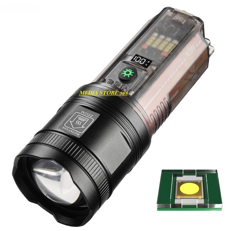 Jual SENTER LED X39 - SUPER TERANG - 7 MODE CAHAYA - ZOOM JARAK JAUH ...