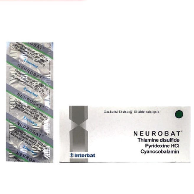 Jual Neurobat 100 Tablet - Vitamin B COMPLEX | Shopee Indonesia