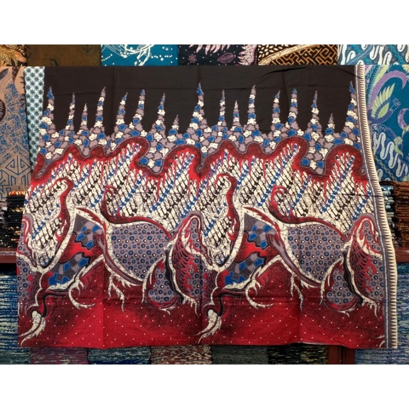 Jual Kain batik solo abstrak api isen | Shopee Indonesia