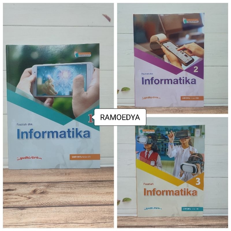 Jual Buku Informatika SMP/MTs kelas 7,8,9 Kurikulum Merdeka Yudhistira | Shopee Indonesia