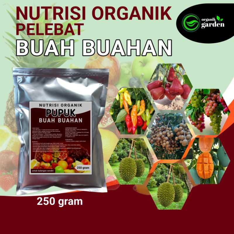 Jual pupuk pelebat BUAH BUAHAN kemasan 250 gram melebatkan secara maksimal | BOOSTER | Shopee ...