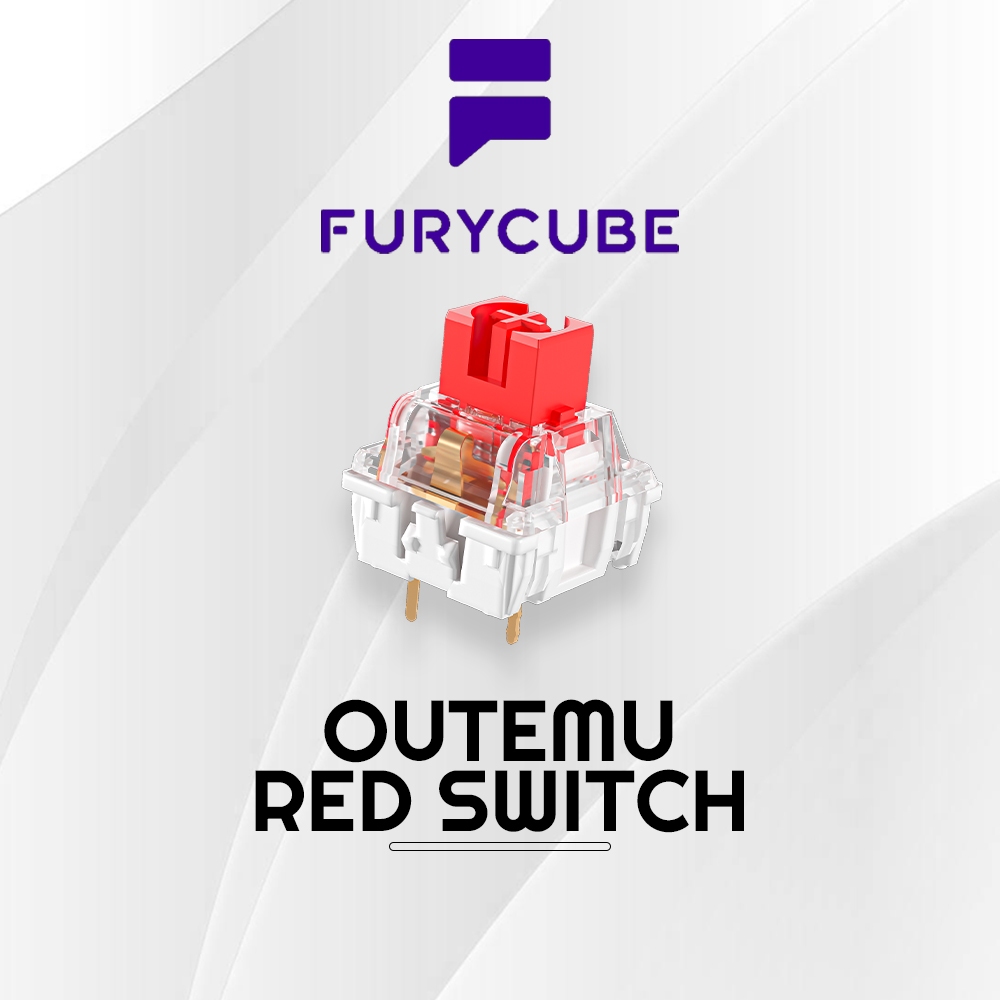 Jual Outemu Red Linear Switch Mechanical Keyboard Switch SMD LED 3 pin ...