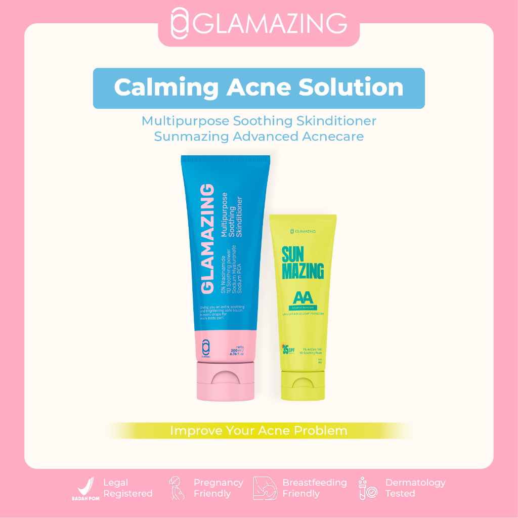 Jual Glamazing - Bundling Sunmazing Advance Acnecare + Moisturizer ...