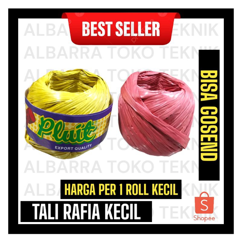 Jual Tali Rafia Roll Kecil Warna RANDOM / Tali Rafia Gulungan Kecil ...