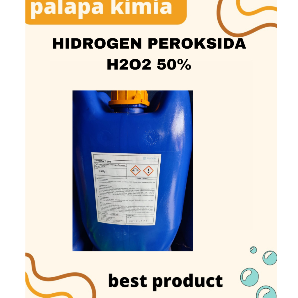 Jual HIDROGEN PEROKSIDA H2O2 50% | h2o2 Kemasan 35 Kg | Shopee Indonesia