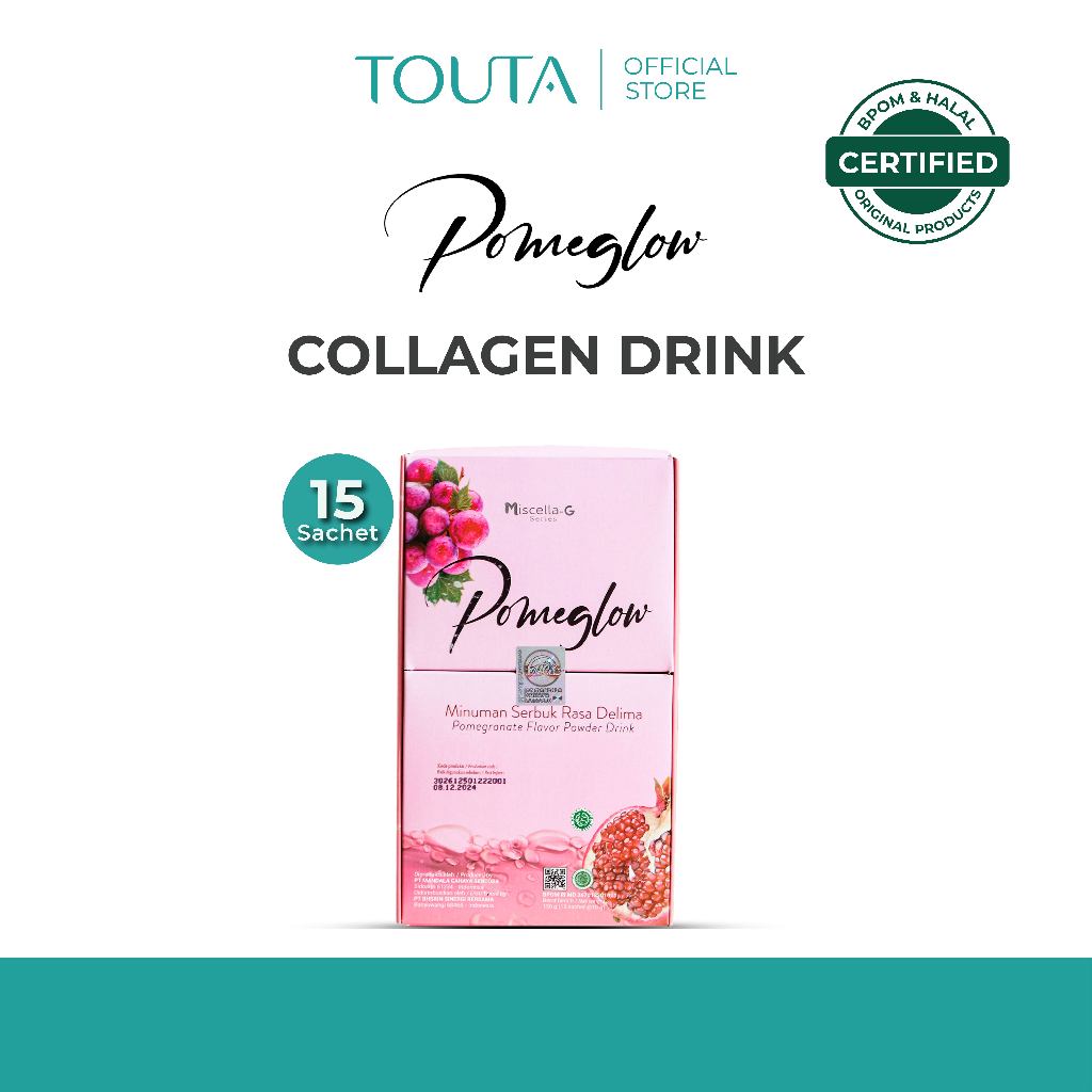 Jual POMEGLOW Collagen Drink | Whitening Booster | Bumil Busui Friendly ...