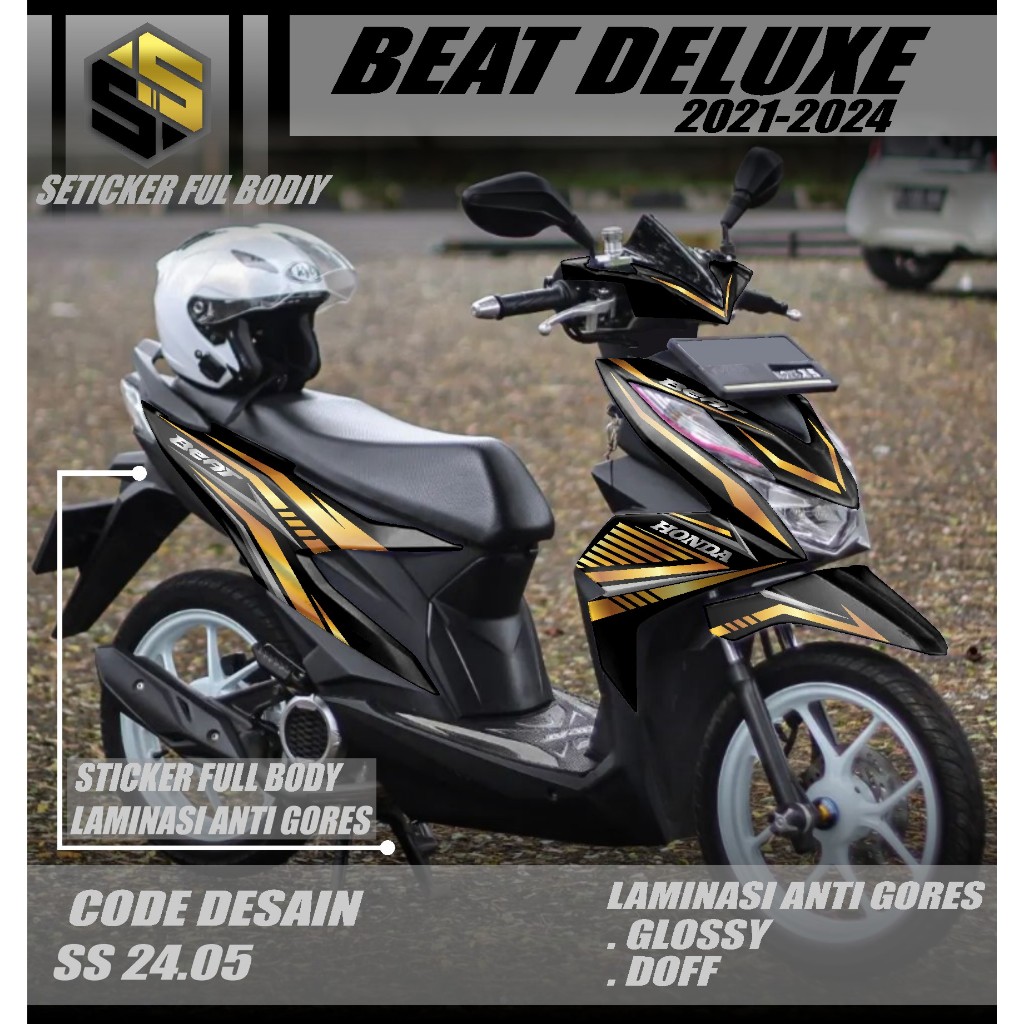 Jual (COD)DECAL STICKER BEAT DELUXE FULL BODY TERBARU-STICKER VARIASI ...