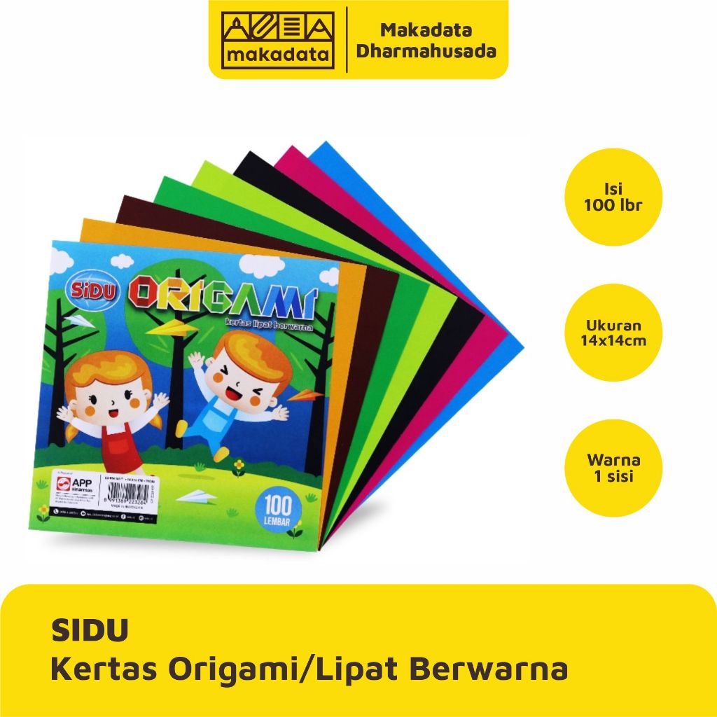 Jual KERTAS LIPAT | ORIGAMI SIDU UKURAN 14X14CM ISI 100 LEMBAR | Shopee ...